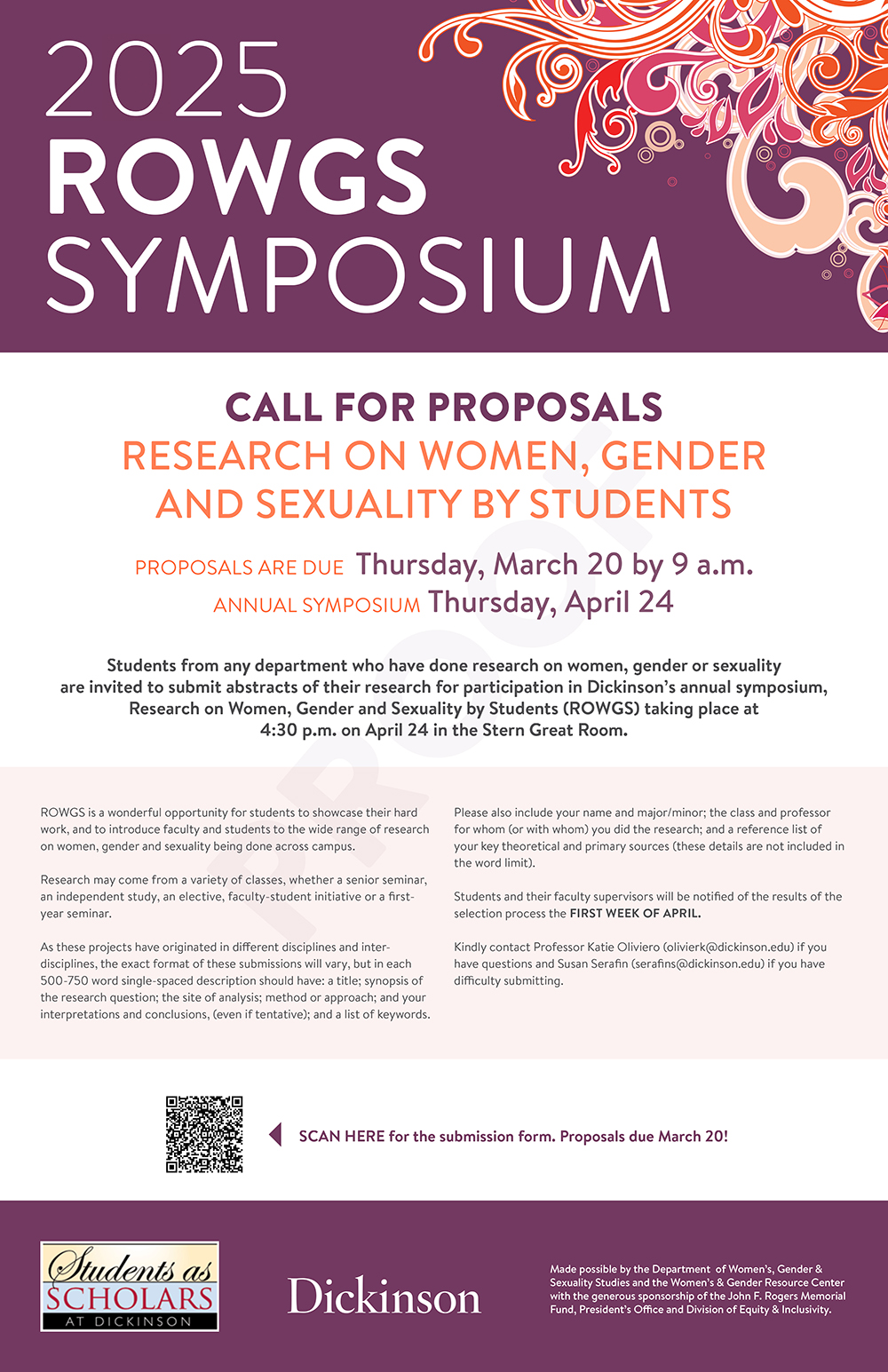 Call for Proposals: Research on Women, Gender and Sexuality by Students ...